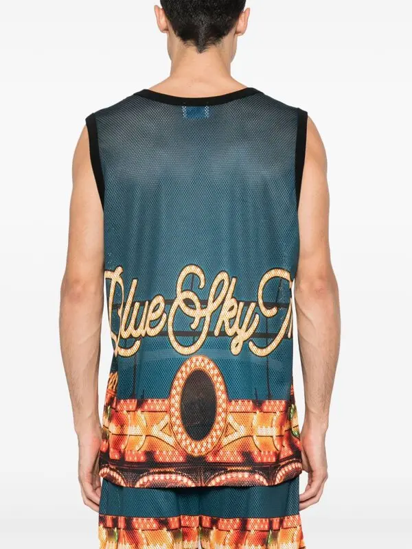 BLUE SKY INN Funpark Logo-print Tank Top