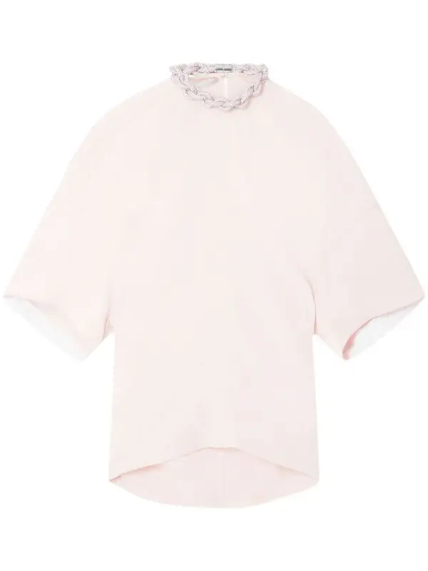 Stella McCartney Falabella Crystal-embellished Blouse