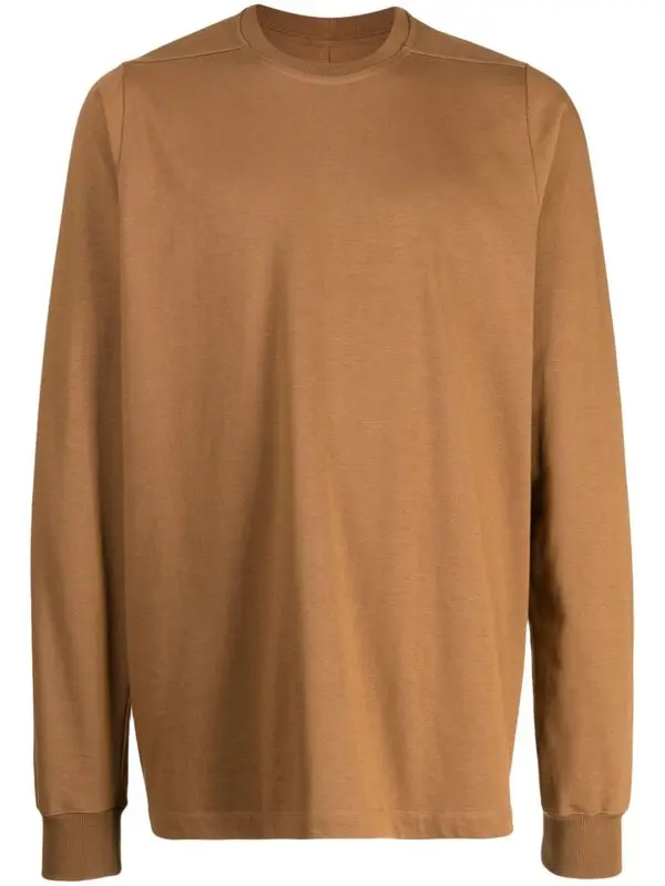 Rick Owens Crew-neck Cotton T-shirt - Brown