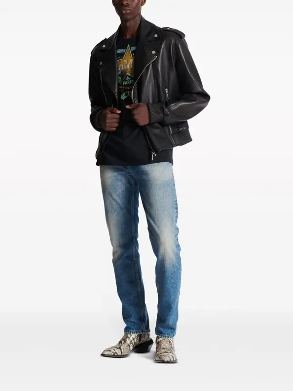 Balmain Western-print Cotton T-shirt
