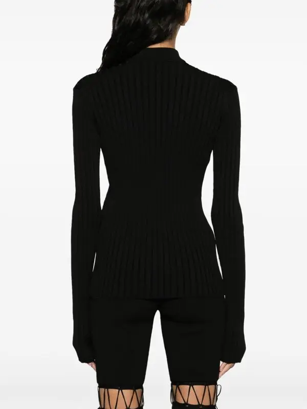 NENSI DOJAKA Straight-point Collar Pleated Top