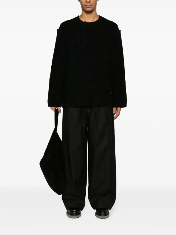 Yohji Yamamoto Asymmetric-neck Jumper