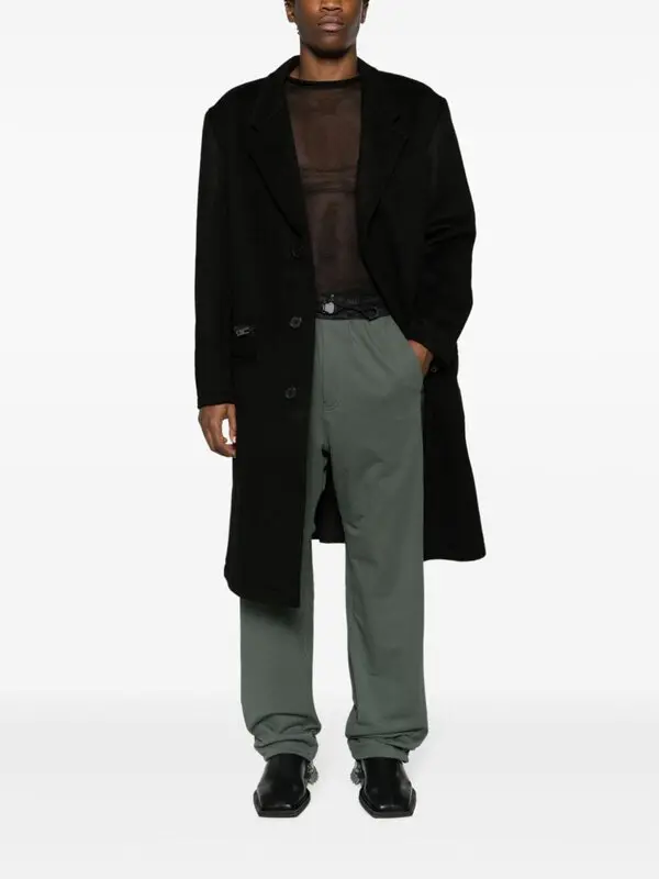 Y3 X Adidas Tailored Single-breasted Coat
