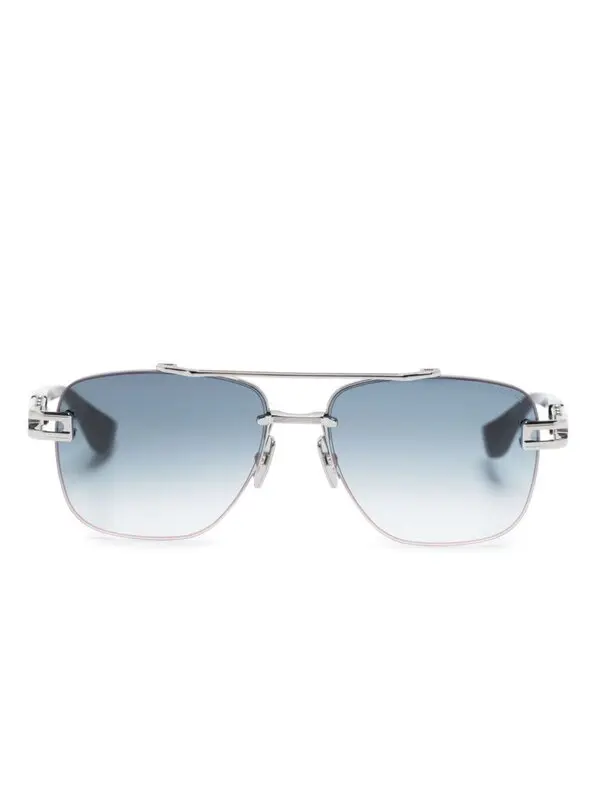Dita Oversized Sunglasses - Silver