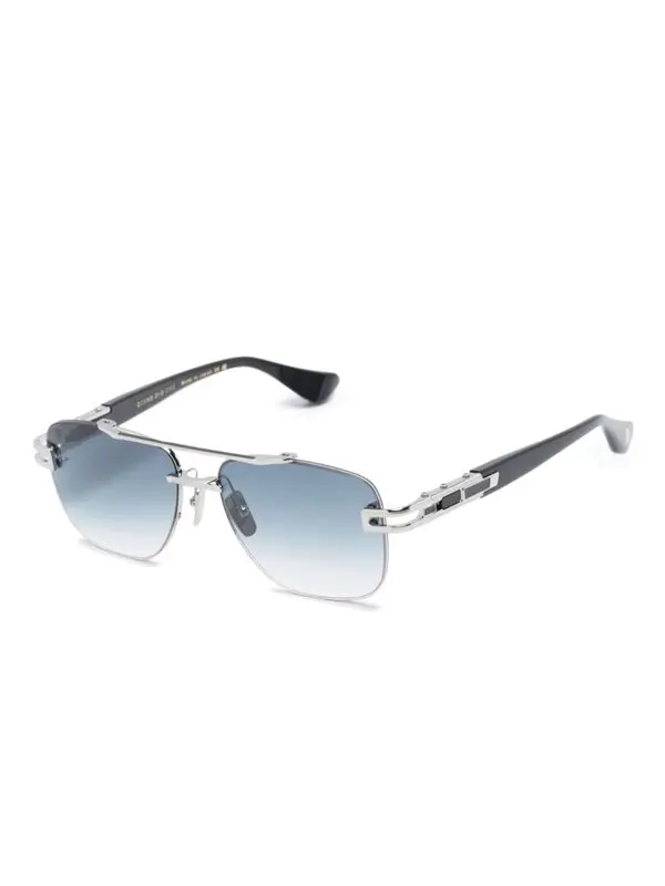 Dita Oversized Sunglasses - Silver