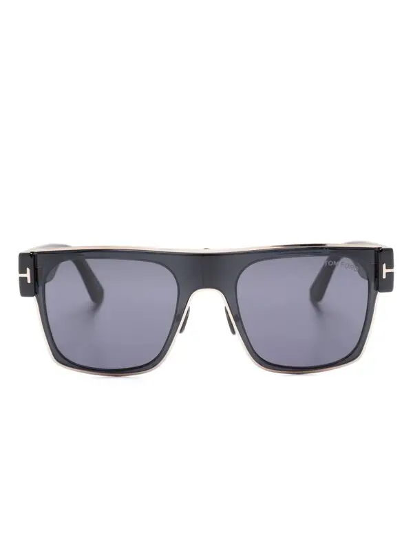 TOM FORD Edwin Square-frame Sunglasses - Black