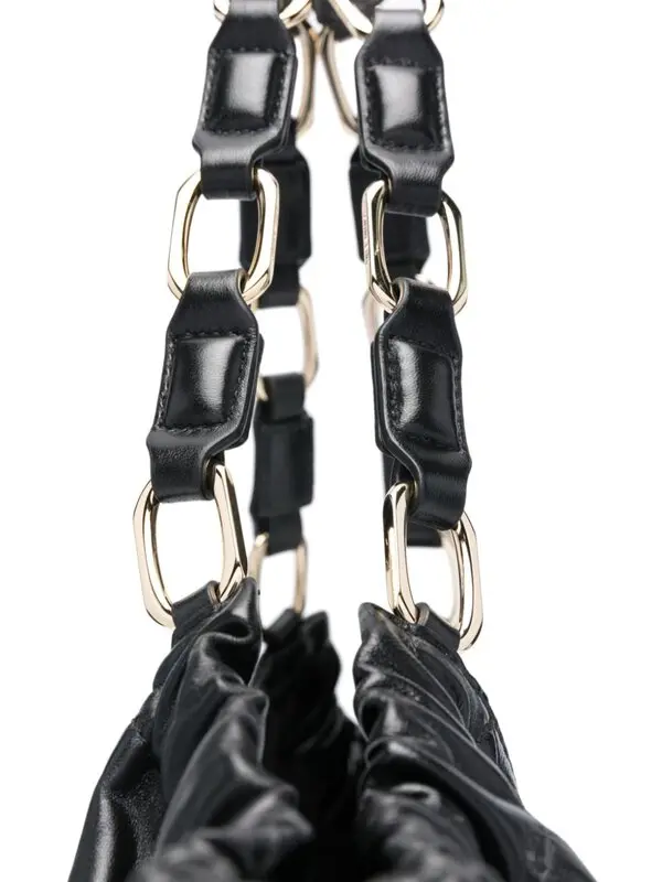 ANINE BING Logo-embossed Leather Tote Bag
