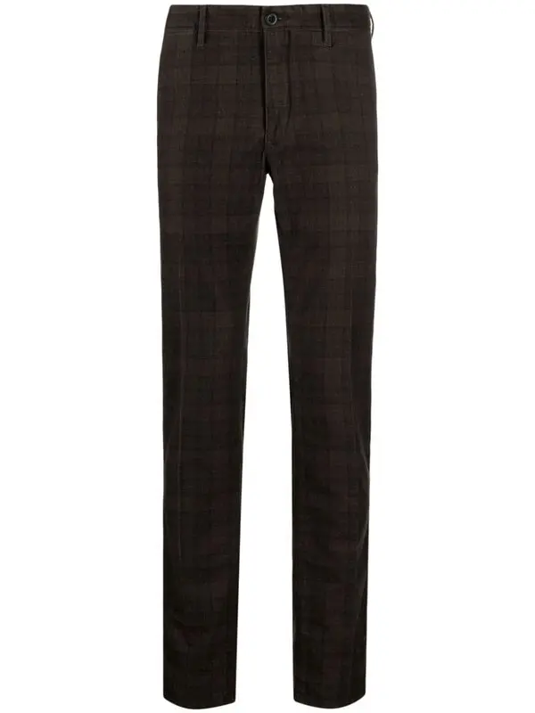 Incotex Check-print Trousers