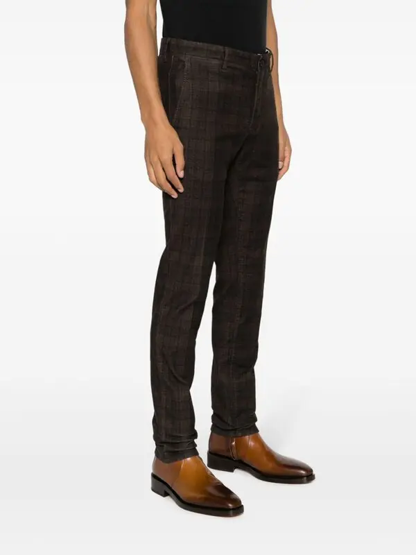 Incotex Check-print Trousers
