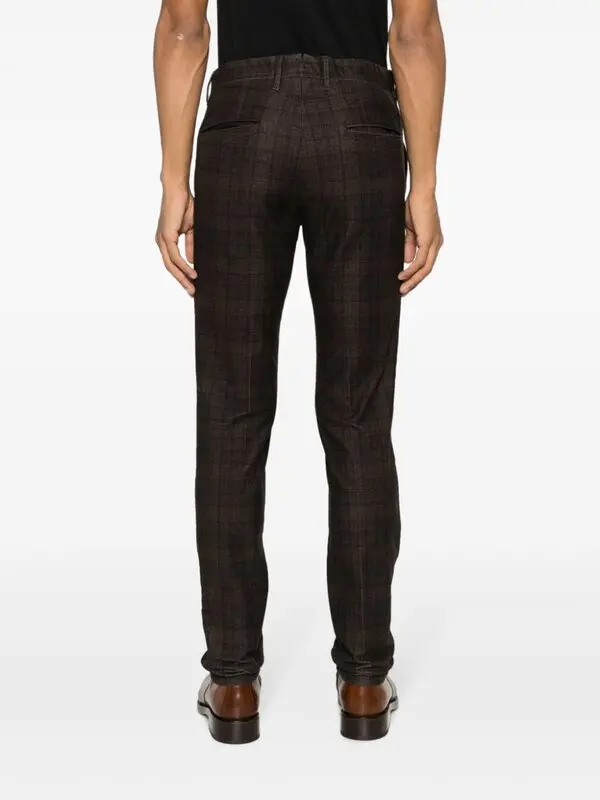 Incotex Check-print Trousers