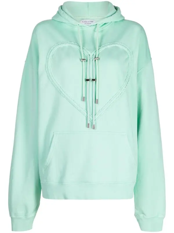 Collina Strada Heart Cotton Hoodie
