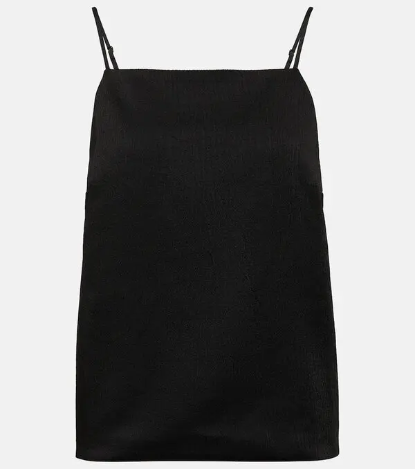 JOSEPH Open-back Top - Black