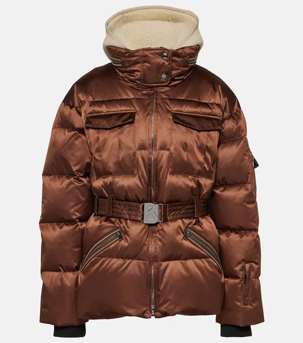Bogner Adele-ld Quilted Ski Jacket - Brown