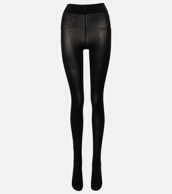 Wolford Velvet De Luxe 66 Tights Set Of 3 - Black