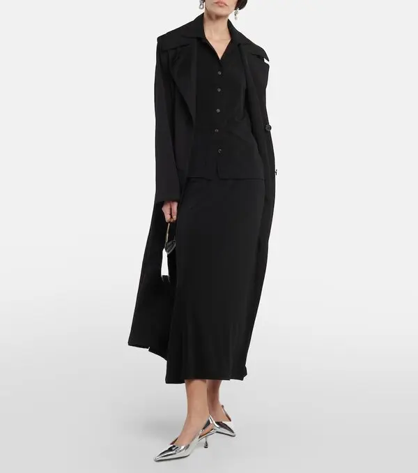Vince Midi Skirt - Black