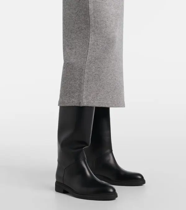 Vince Jersey Midi Skirt - Grey