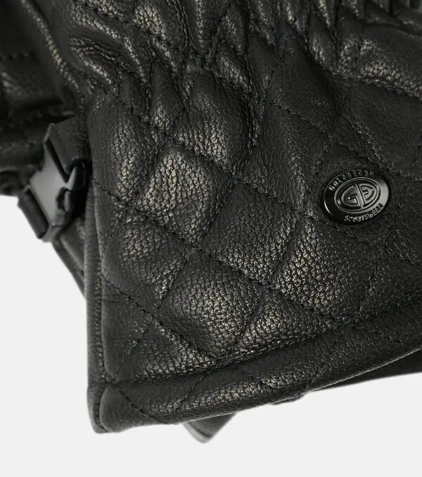Goldbergh Nishi Leather Ski Gloves - Black