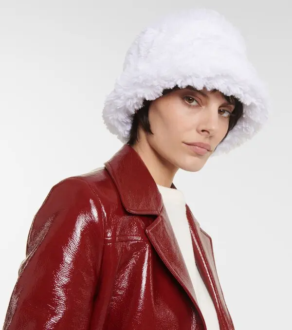 Ruslan Baginskiy Teddy Bucket Hat - White
