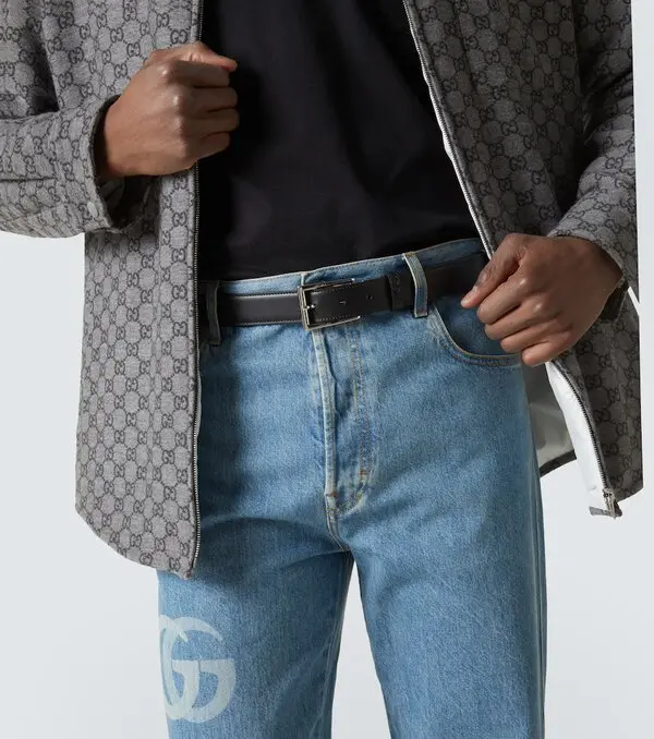 Gucci Reversible Leather Belt