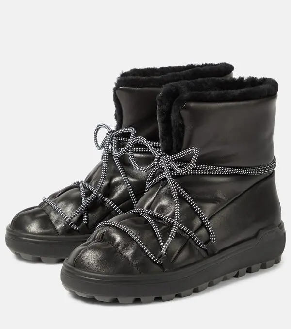 Bogner Chamonix Leather Ankle Boots