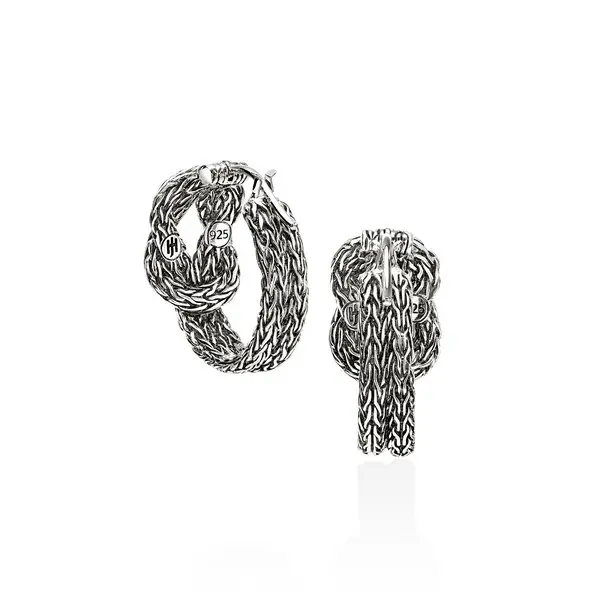 John Hardy Love Knot Hoop Earring