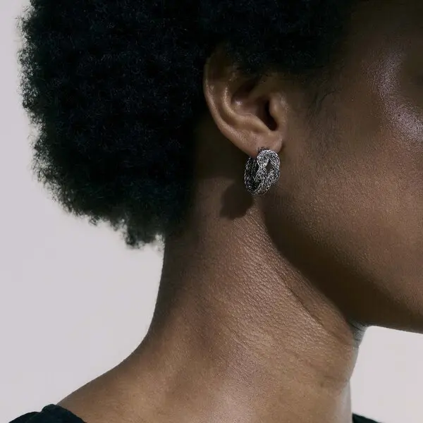 John Hardy Love Knot Hoop Earring