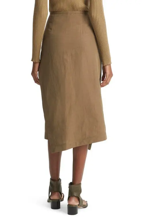 Vince Utility Asymmetric Midi Skirt