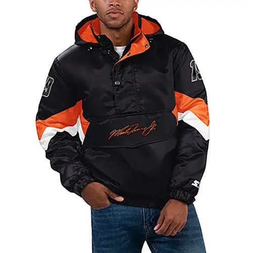 STARTER Martin Truex Jr. Satin Anorak Hoodie