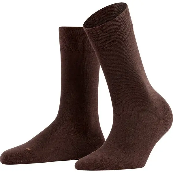 Falke Sensitive London Cotton Blend Socks - Dark Brown