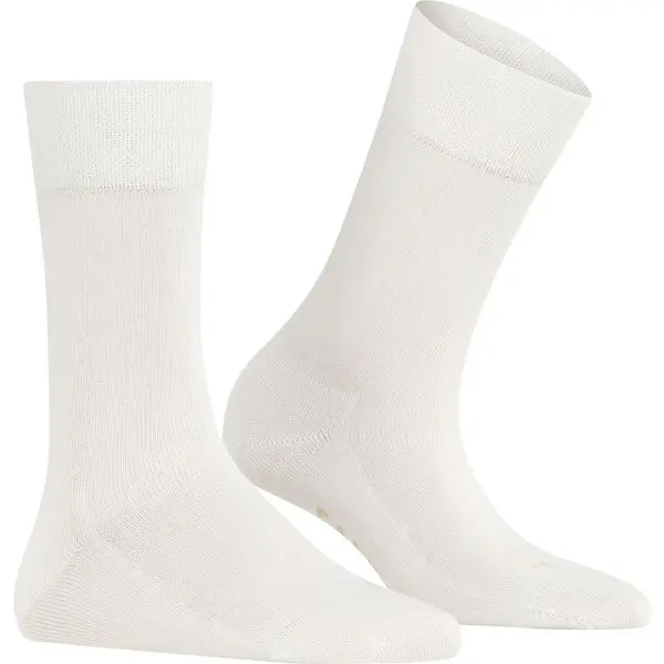 Falke Sensitive London Cotton Blend Socks - Off-white