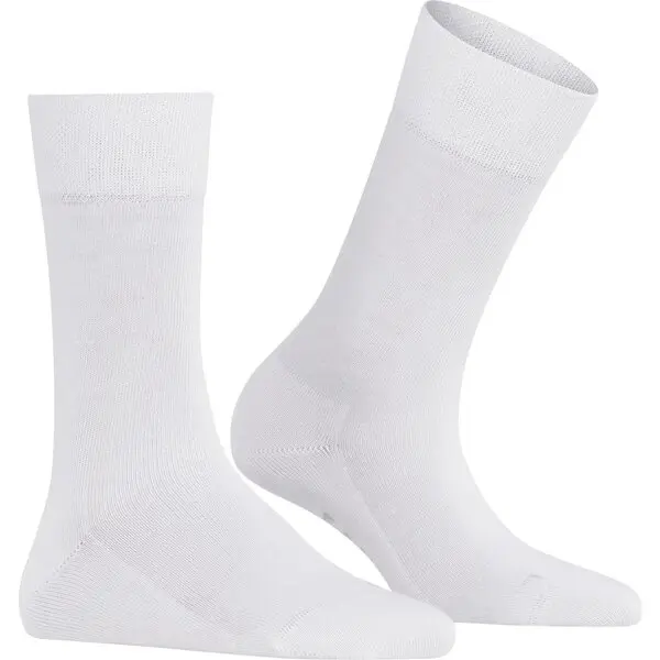 Falke Sensitive London Cotton Blend Socks - White
