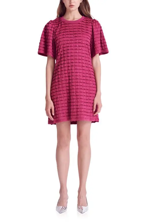 English Factory Tiered Jersey Minidress