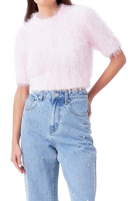Endless Rose Fuzzy Knit Sweater