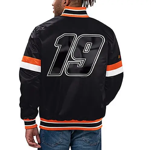 STARTER Martin Truex Jr Home Game Full-snap Varsity Jacket