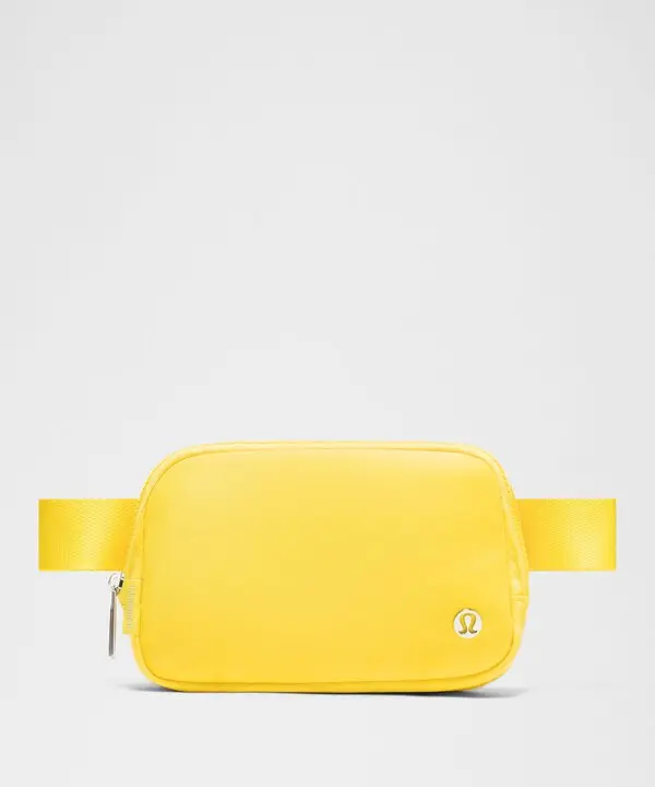 Lululemon Everywhere Belt Bag With Long Strap 1l - Lemon Lush/silver