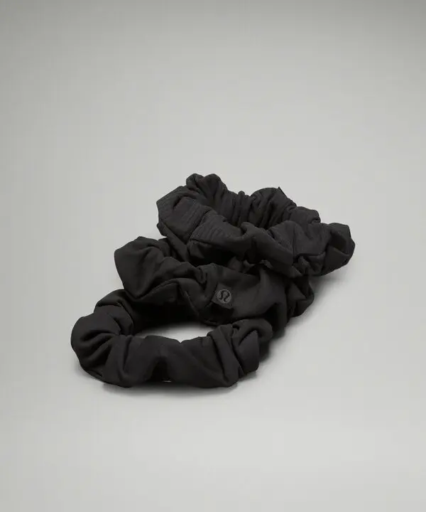 Lululemon Uplifting Scrunchies - Black