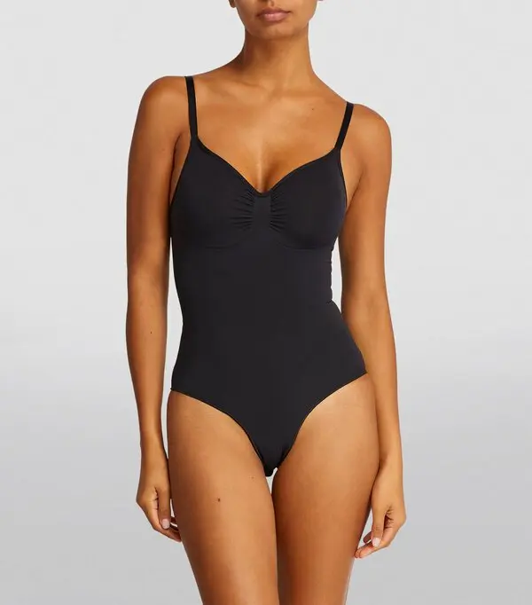 SKIMS Seamless Sculpt Briefs Bodysuit - Black