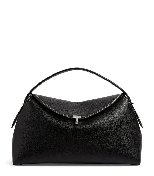 TOTEME Leather T-lock Top-handle Bag