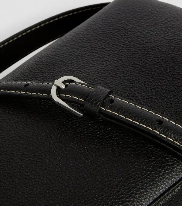 TOTEME Leather T-lock Top-handle Bag