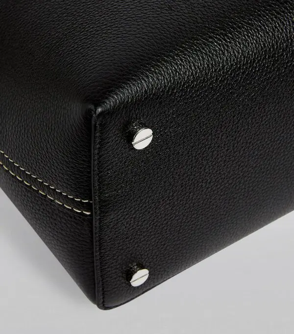 TOTEME Leather T-lock Top-handle Bag