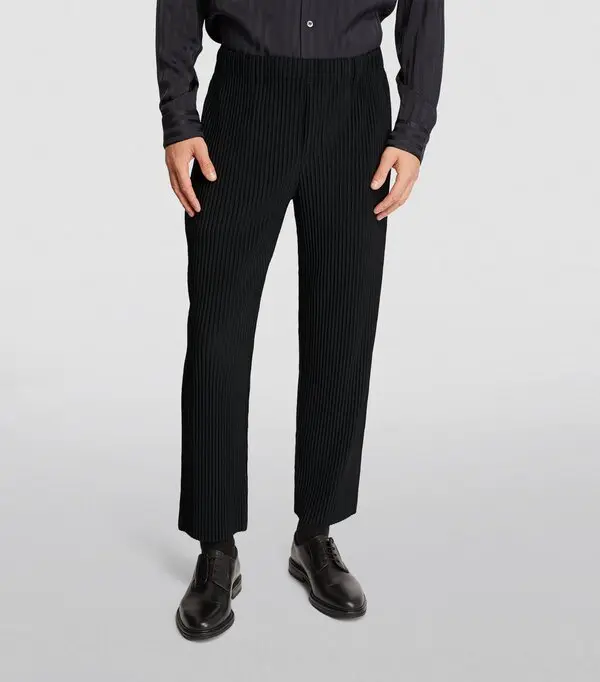 Issey Miyake Pleated Straight Trousers