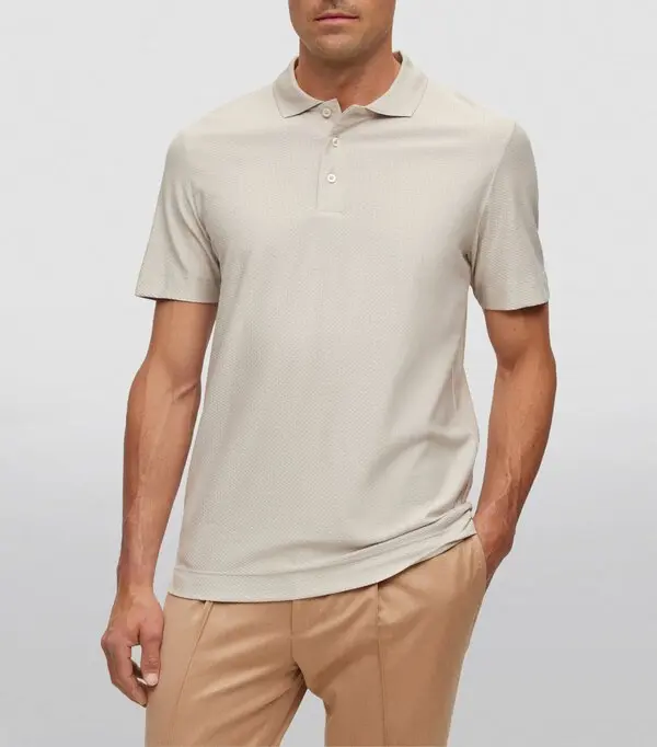 BOSS Cotton-silk Polo Shirt
