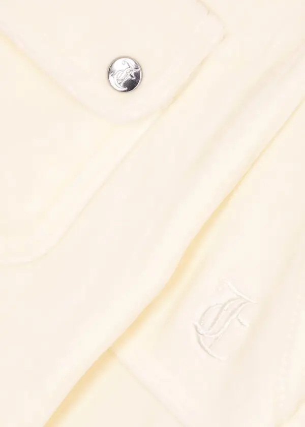 Juicy Couture Del Ray Logo Velour Sweatpants