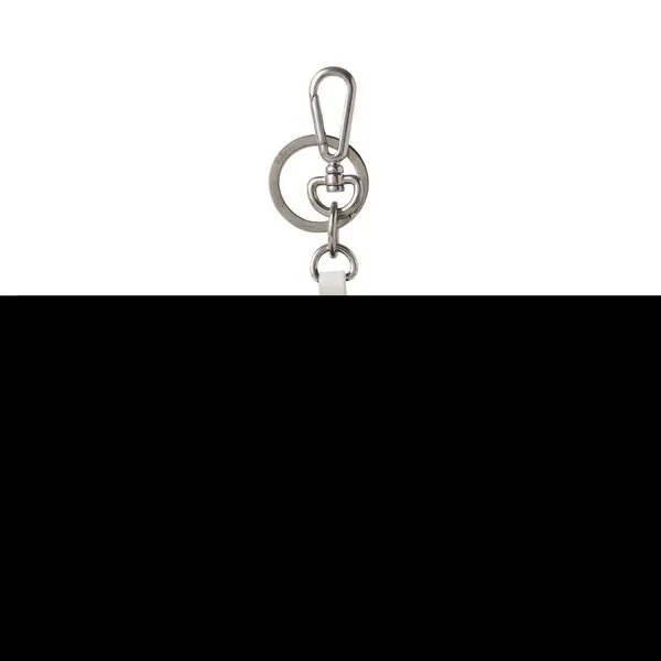 Mulberry Case Keyring - White