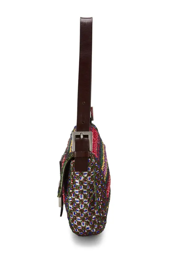 Fendi Multicolor Beaded Baguette