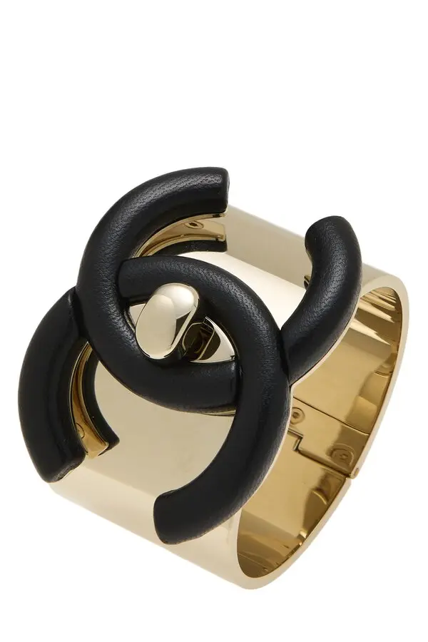 Chanel Cc Cuff - Black