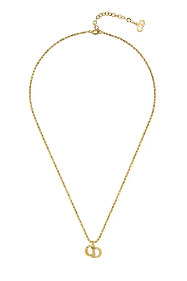 Dior Cd Necklace - Gold