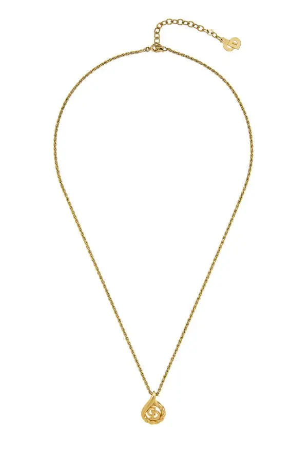 Dior Cd Necklace - Gold