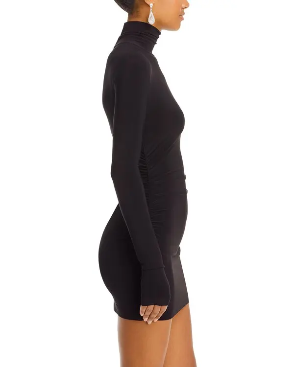 Norma Kamali Jersey Minidress - Black | Editorialist