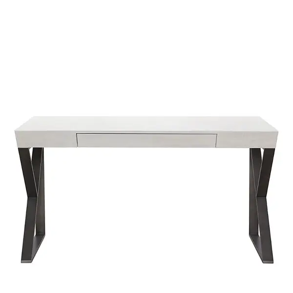 UNIVERSAL Bloomingdale's Ronan Writing Desk - White/black